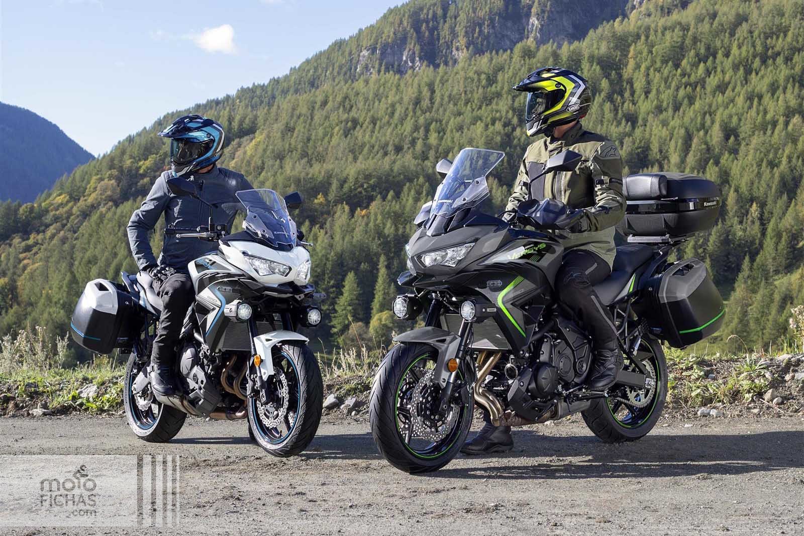 Comparativa Kawasaki Versys 650 2025 - Suzuki V-Strom 650 2023-2024