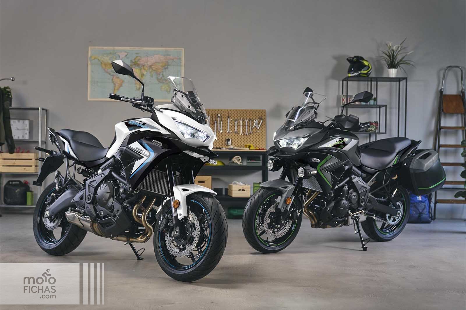 Comparativa Kawasaki Versys 650 2025 - Suzuki V-Strom 650 2023-2024