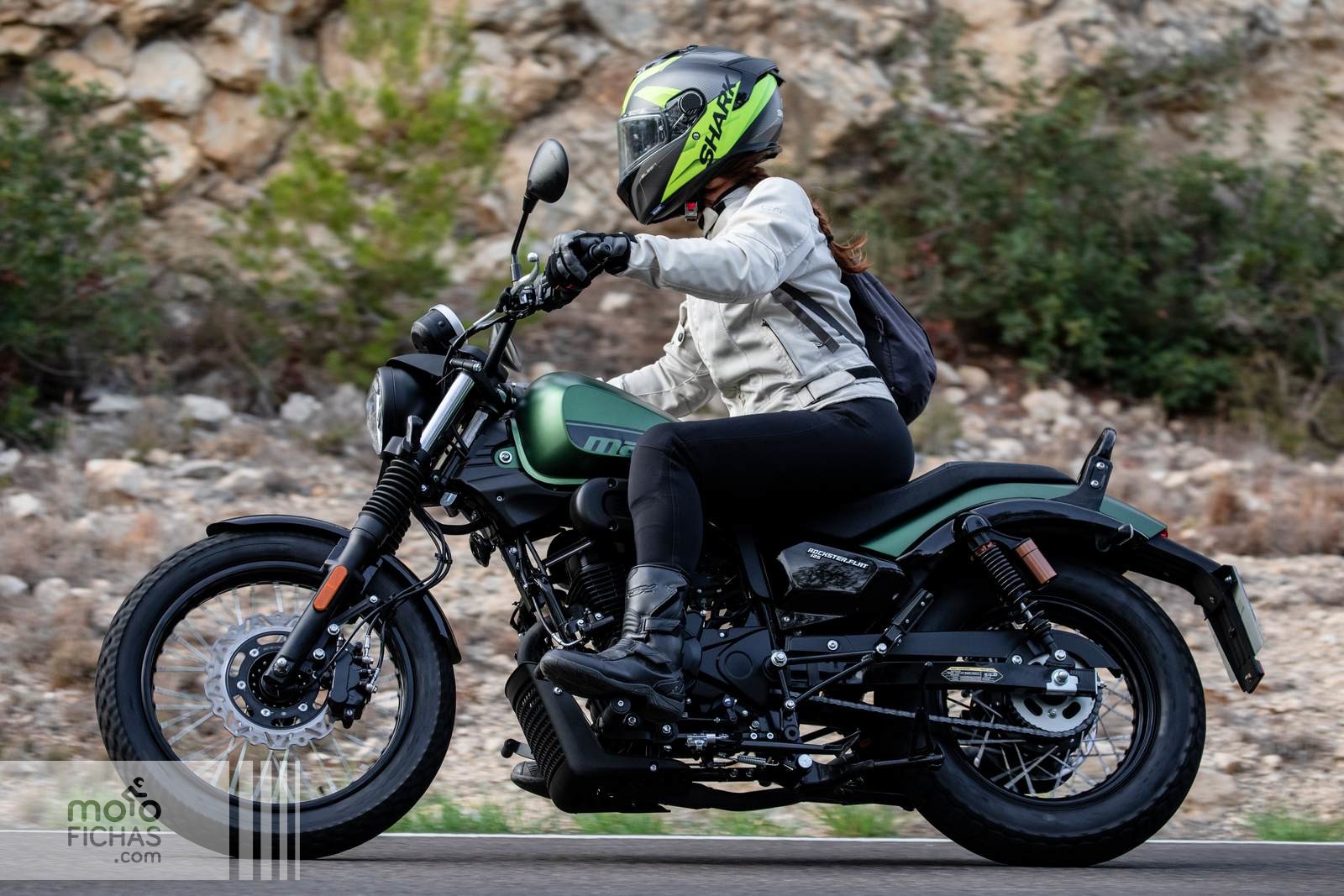 Prueba Macbor Rockster 125 y Rockster Flat 125